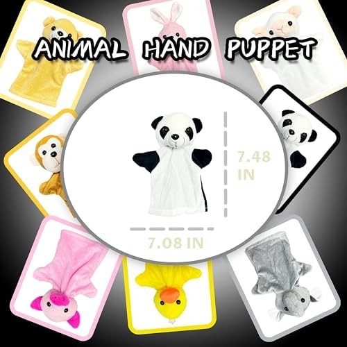 Panda Hand Puppet Plush Toy for Kids Pretend Play and Party Favors | eBay