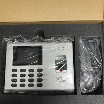 NGTeco K4 APP Time Clock Fingerprint Machine with Battery WiFi USB No ...