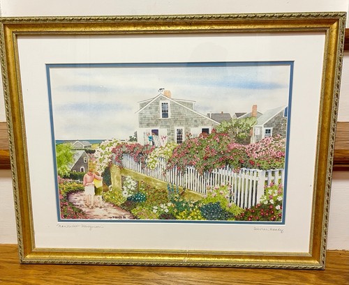 Rare Deborah Handy Nantucket Honeymoon Framed Art Print Realism Cape ...