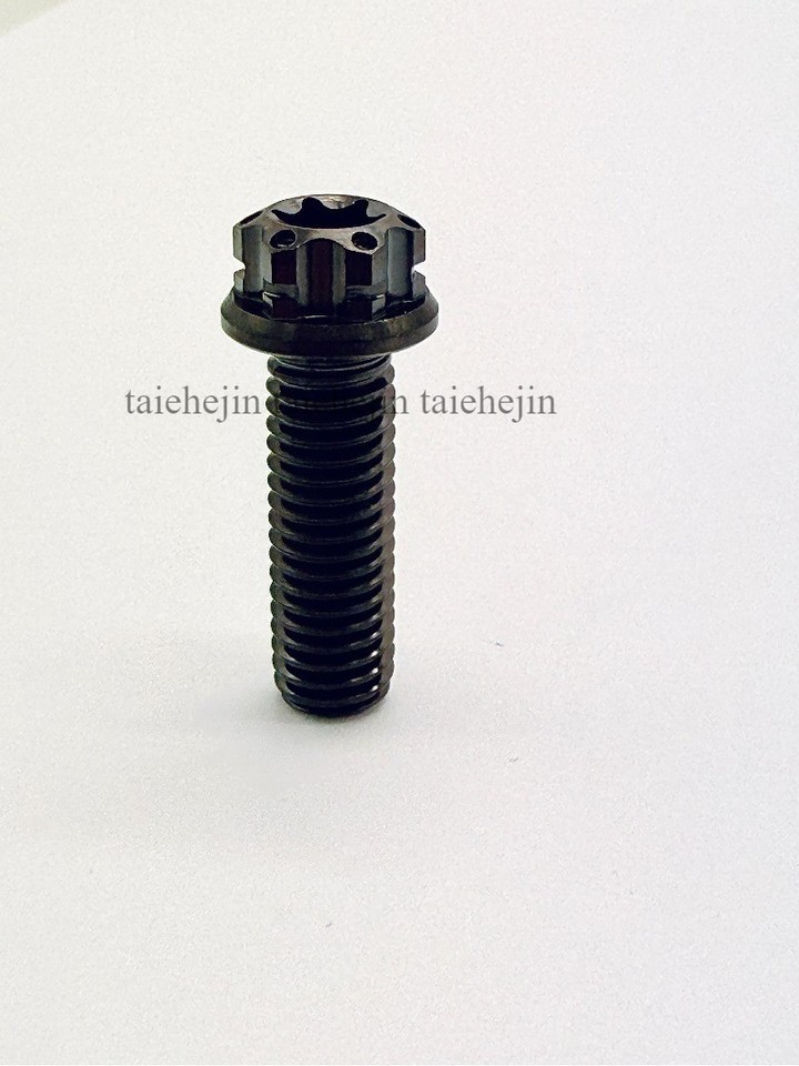 M8X1.25 Titanium Bolt Fancy Torx T40 Flange Head Screw 20 25 30 35 40 ...