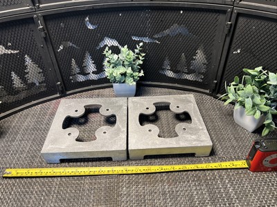 2 QTY! BULK - Post Base for Column and Posts, Plinth 7 1/4” x 7 1/4” | eBay