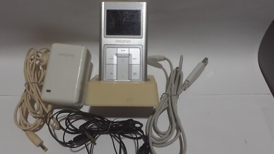 Creative Zen Sleek Photo 20GB Digital Media Player (White/Silver) | eBay