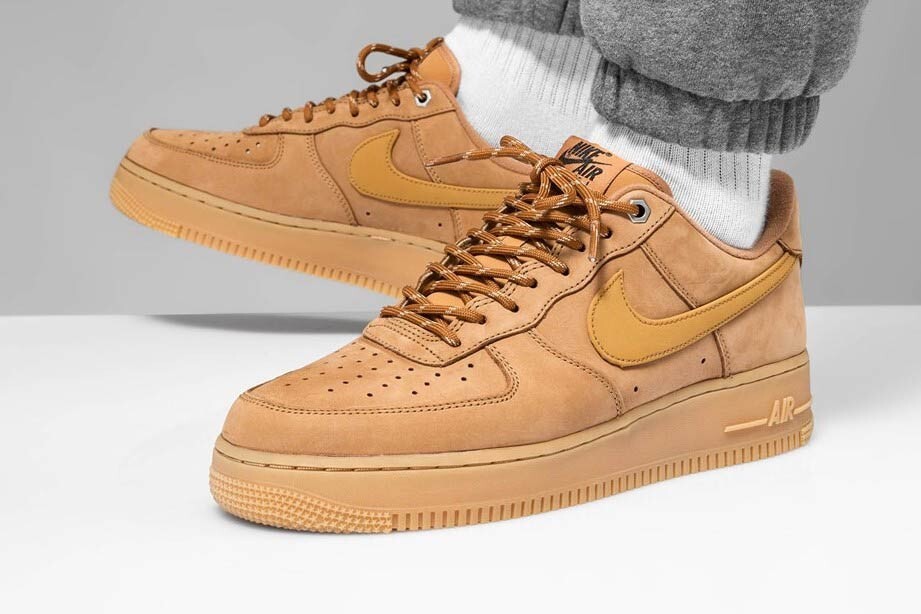 Nike Air Force 1 Low '07 WB Wheat Flax Gum Light Brown CJ9179-200 sz 11 ...