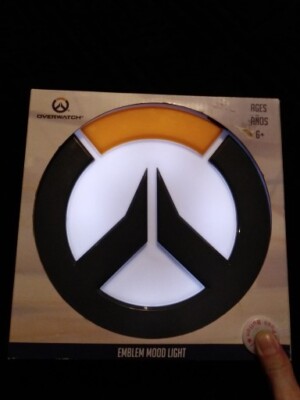 Overwatch Logo Emblem Mood Light Desk Light Lamp New Blizzard ...