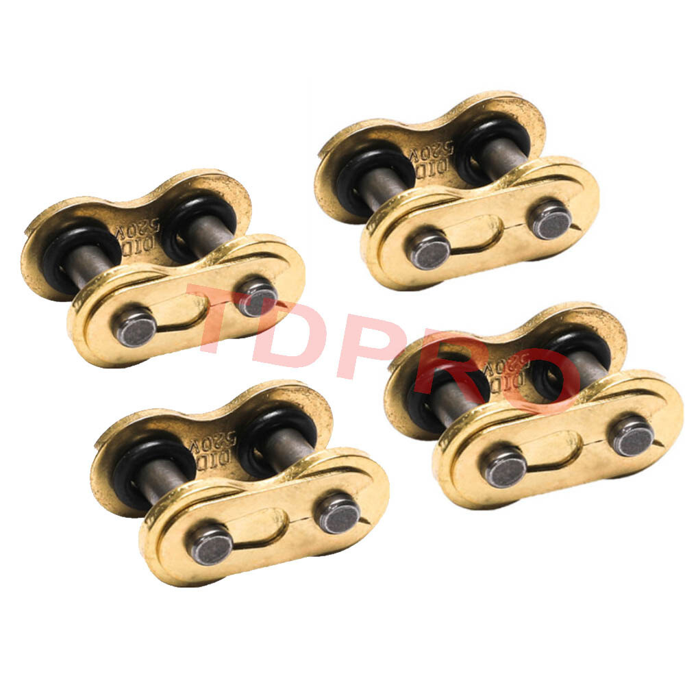 Pack of 4 Motorcycle Parts 520 O-Ring Chain Connecting Master Link ...