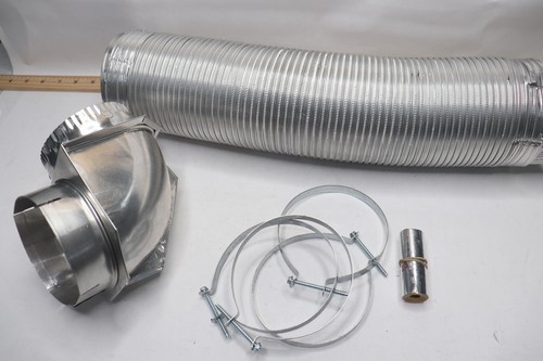 Smart Choice Semi-Rigid Dryer Vent Kit for Connection 8ft - MISSING ...