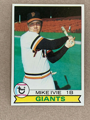 1979 Topps #538 Mike Ivie San Francisco Giants Baseball Card NM/MT Free ...
