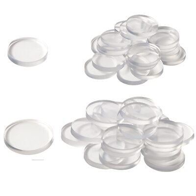 40pcs 3mm Thickness Clear Glass Table Top Bumper Nonadhesive Glass ...