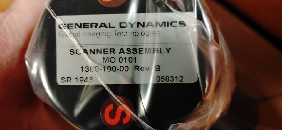 General Dynamics 1380-100-00 Scanner Assembly NOS | Axsys Technologies ...