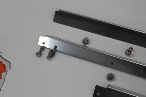 Stainless steel FRONT MIDDLE door carpet retainers Fit Land Rover ...