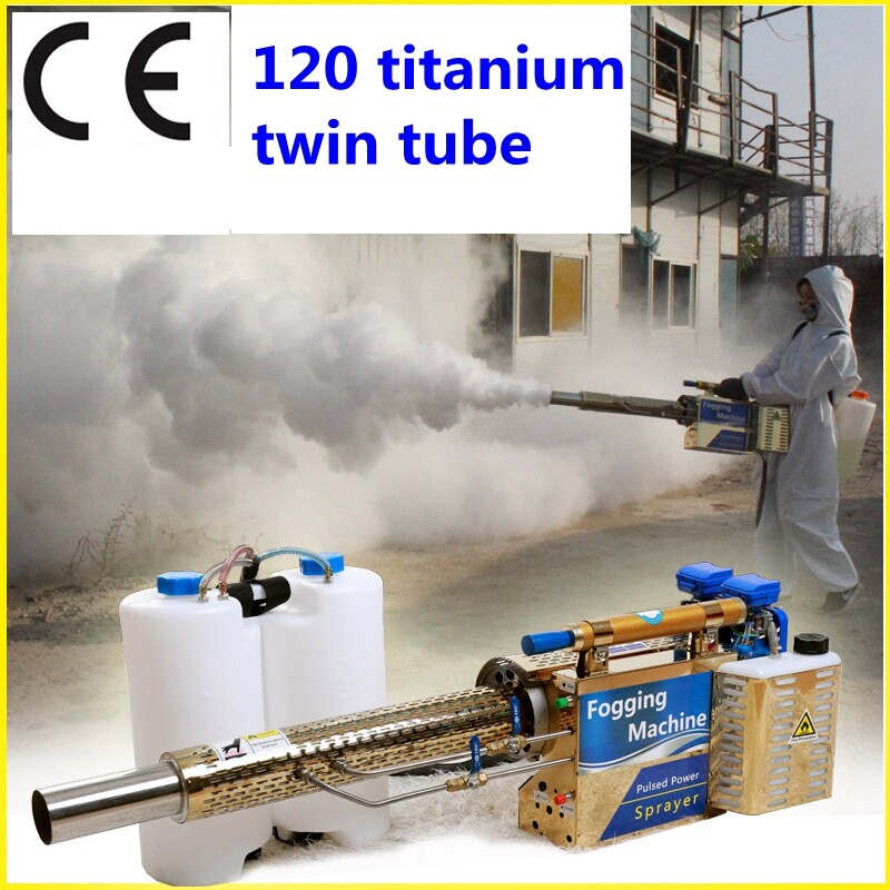 80K Single Tube Fog Machine Platinum Disinfection Pulse Type Water Mist ...