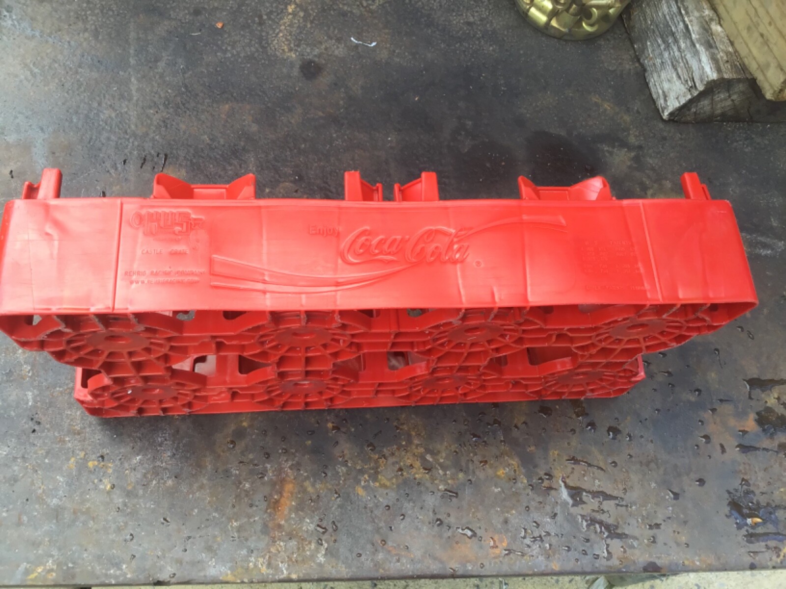 Enjoy Coca-Cola 2 Liter (8 BOTTLE) Carrier Tray Red Plastic Coke ...