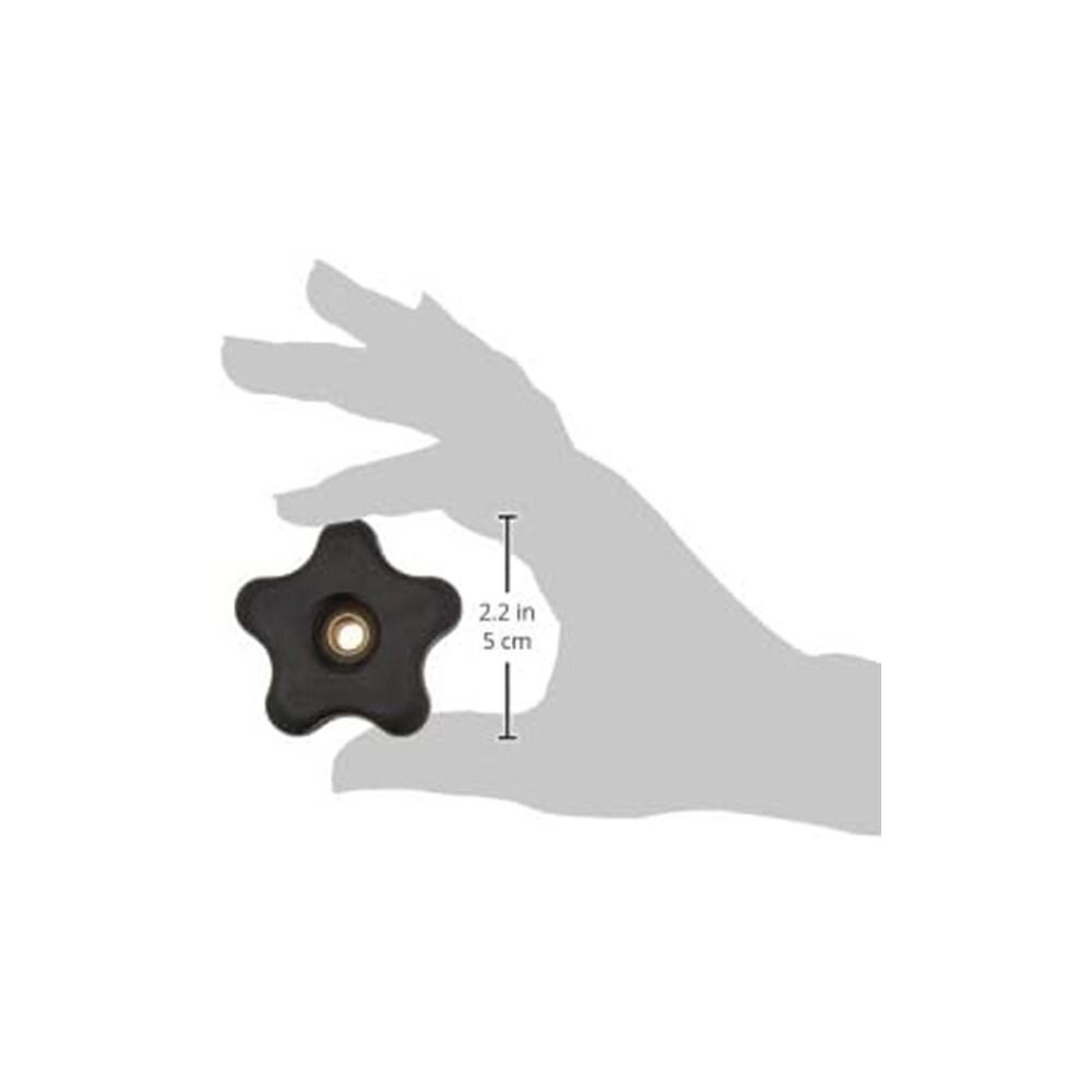 5/16in-18 Internal 5 Star Knobs Plastic Threaded Knob Durable Your Tool ...