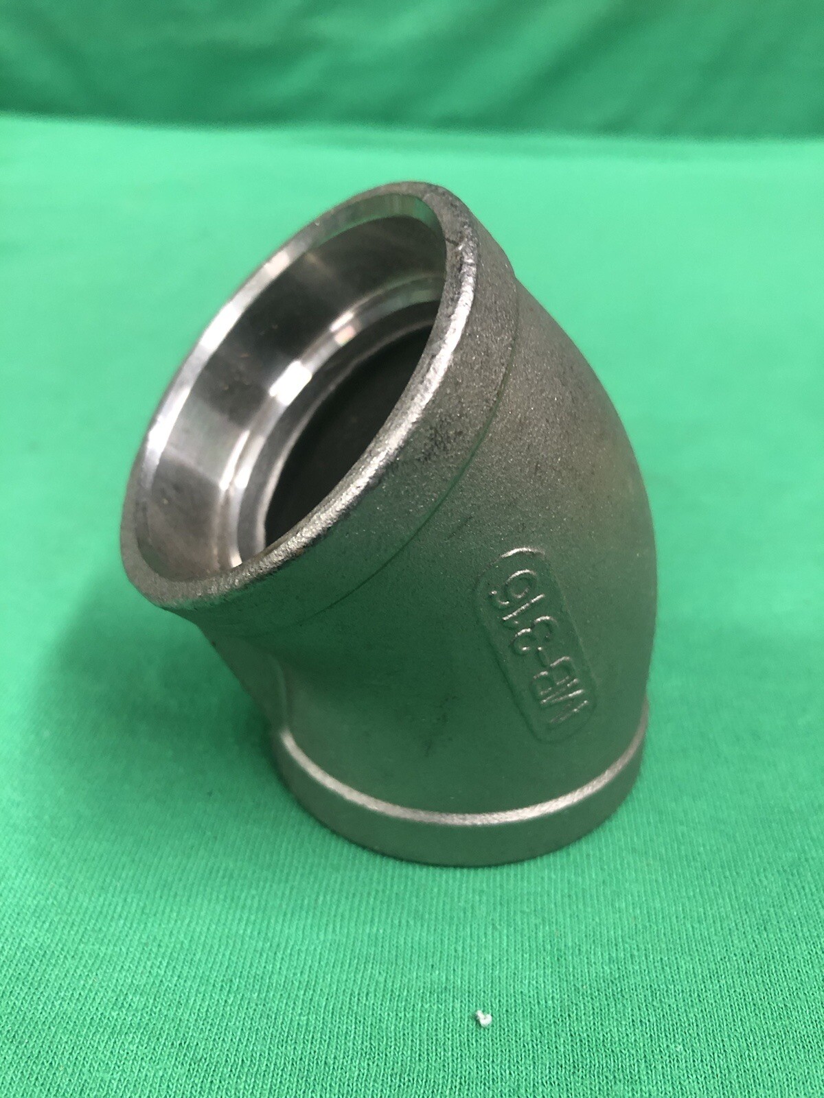 1-1/2” Socket Weld 45 Degree Elbow 316L Stainless Class 150 | eBay