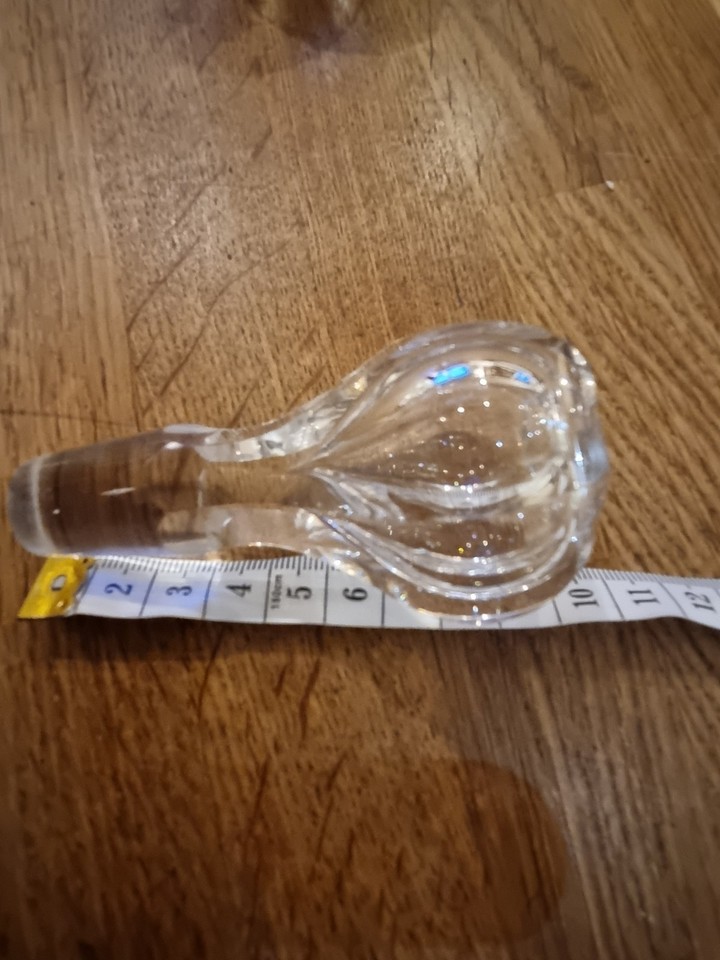 VINTAGE Glass Crystal Decanter Bottle Stopper Topper | eBay UK