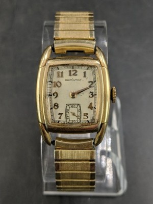 Hamilton Dodson 987A Mens Wristwatch Mechanical 10K Gold Filled 17 ...