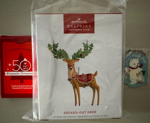 HALLMARK 2025 DECKED-OUT DEER KOC Member Exclusive NIB Plus Cards ...