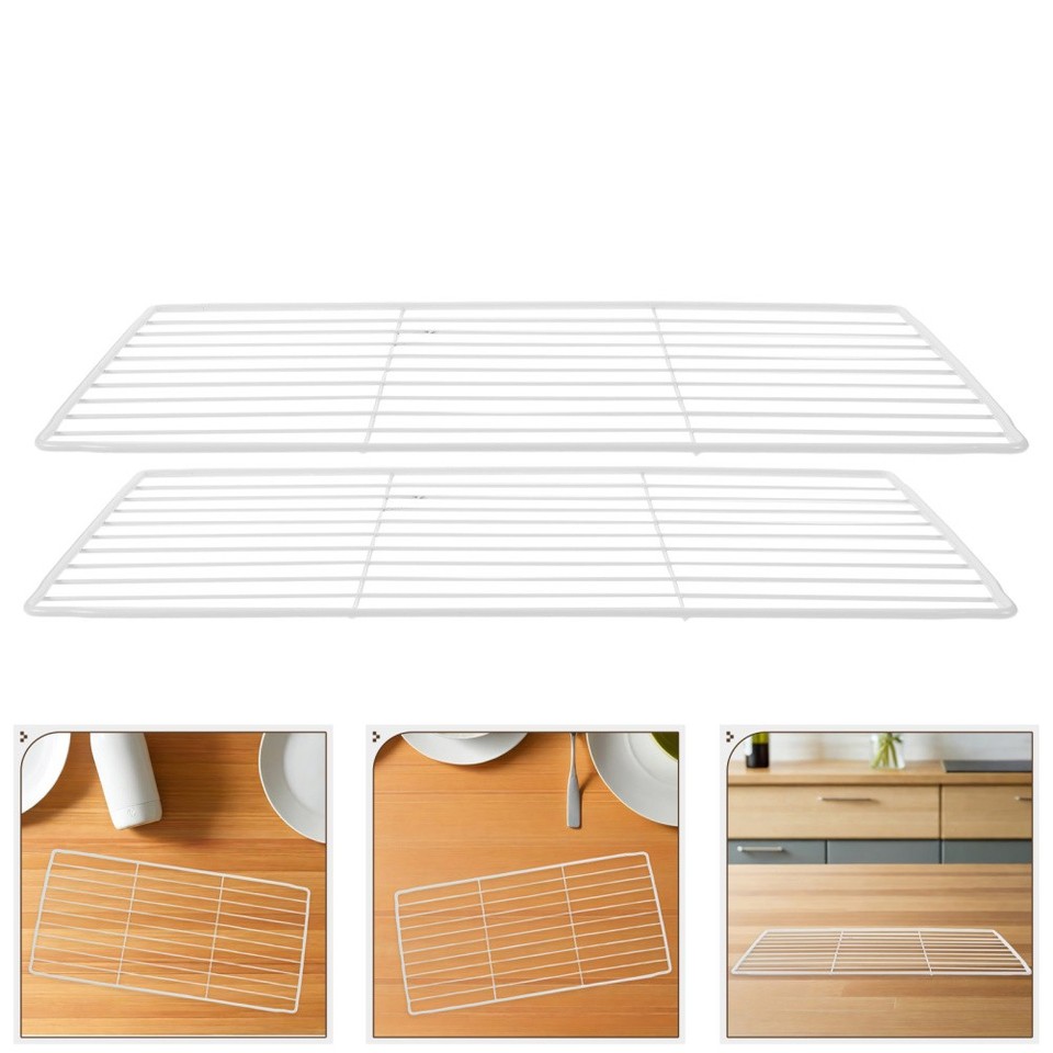 Refrigerator Partition Wire Shelf: Freezer Divider Parts Metal Mesh ...