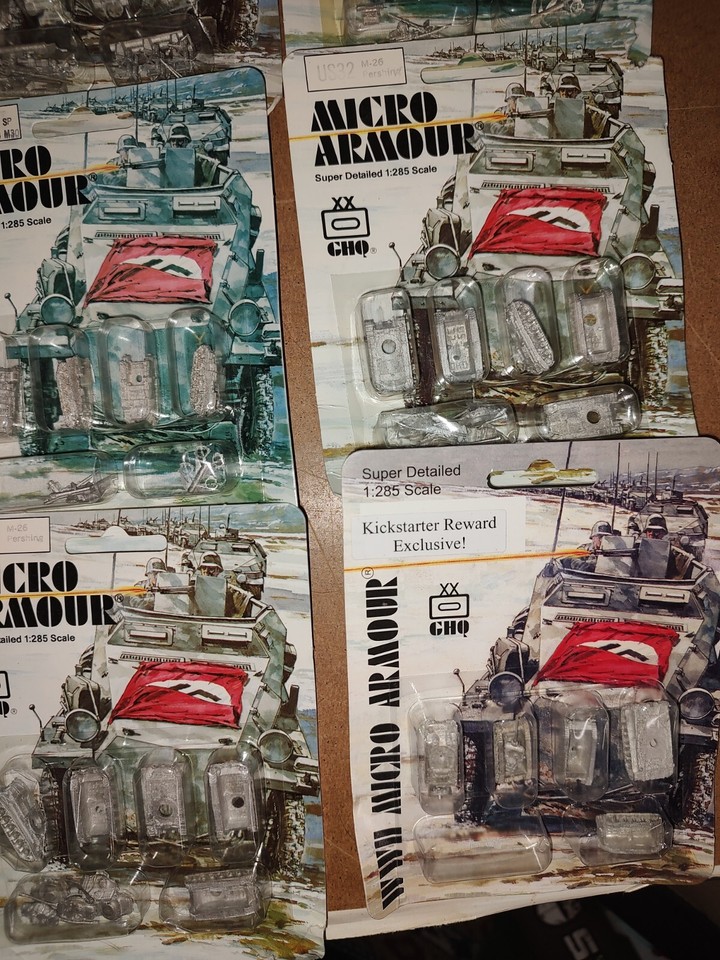 Micro Armour US WW2 Lot Of 11 Blisters Includes Kickstarter Exclusive ...
