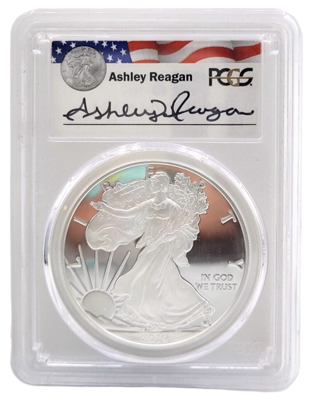 2019-W Silver Eagle Reagan Legacy Series PCGS PR69 DCAM Silver 1 OZ ...
