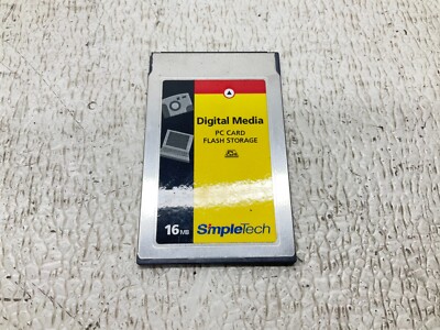 SimpleTech 16 MB Digital Media PC Card Flash Storage (TSC) | eBay