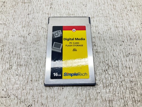 SimpleTech 16 MB Digital Media PC Card Flash Storage (TSC) | eBay