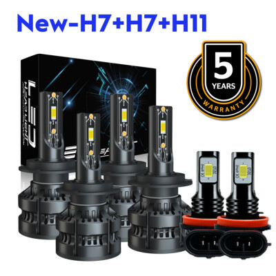 For Mercedes-Benz E350 B200 2008 2009 2010 2011 Car LED Headlight Bulbs ...