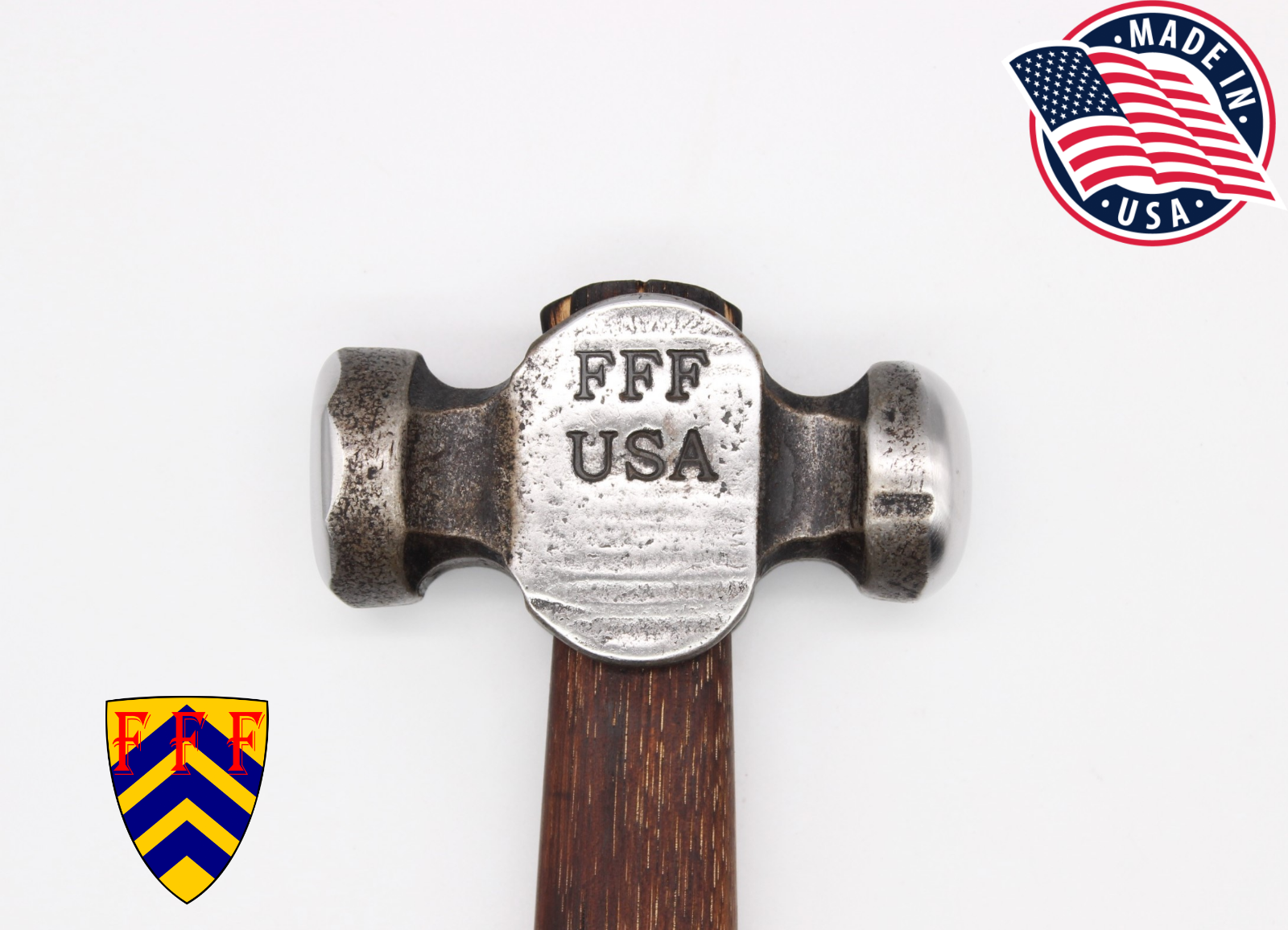 Fiery Furnace Blacksmith - 1.75 Pound Rounding Hammer - MADE IN THE USA ...