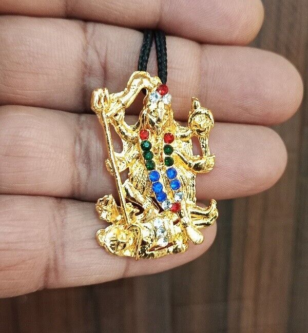 MAA DURGA KALI MATA KALIKA DEVI GODDESS SHAKTI HINDU BLESSED OM LOCKET ...