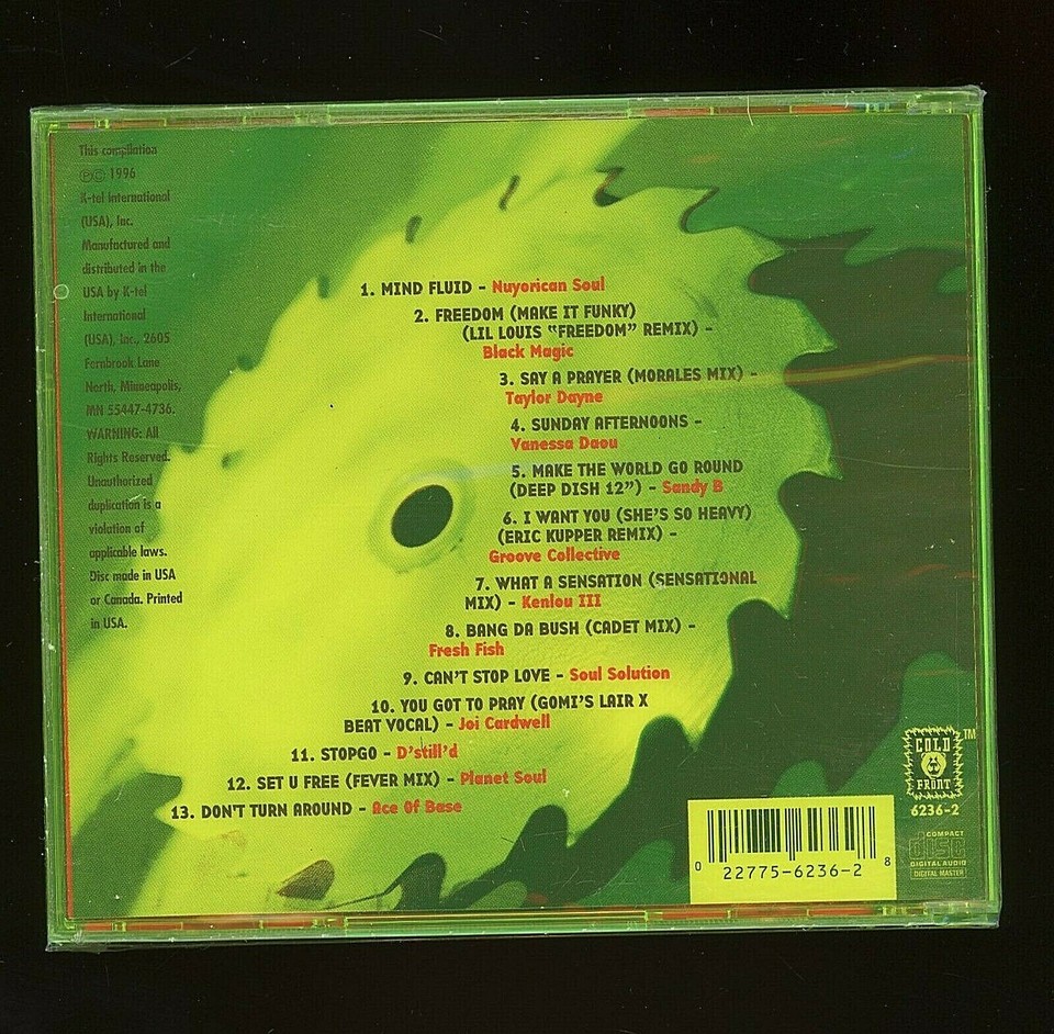 CD dance hits Club Mix 96 Non stop Play or remixed Volume 2 Music B4-B2 ...