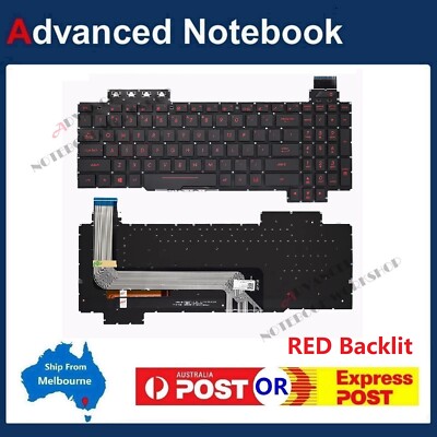 Backlit Red Keyboard ASUS ROG FX63V FX503V FX503VD FX503VM ZX63V ZX63VE ...