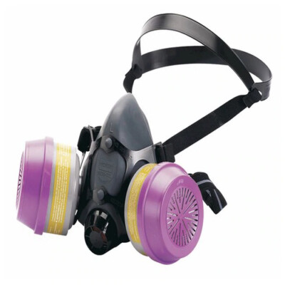 North Half Face PPE Respirator Mask 2- Organic Vapor Acid Gas P100 ...