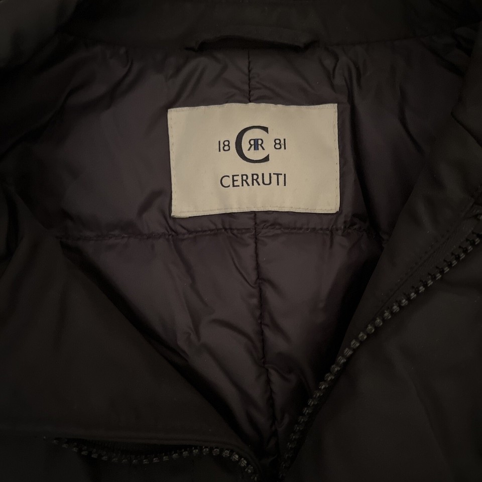 Mens Cerruti 1881 Black Padded Coat Size 50 | eBay UK