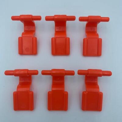 Tinker Toy Jumbo Replacement Part Piece Orange Rail Holder Clip ...