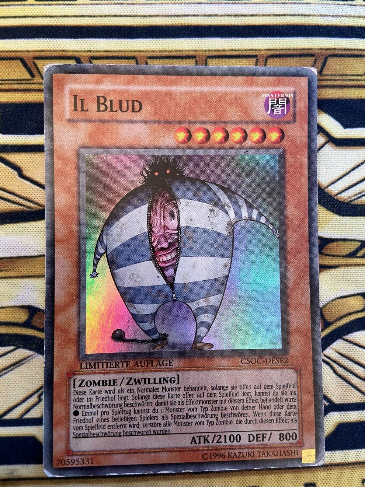 Yugioh IL BLUD CSOC-DESE2 SUPER RARE LIMITIERTE AUFLAGE | eBay.de