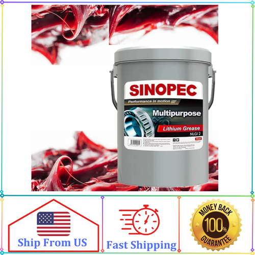 Red Multipurpose Lithium Grease #2 - 35LB. (5 Gallon) Pail | eBay