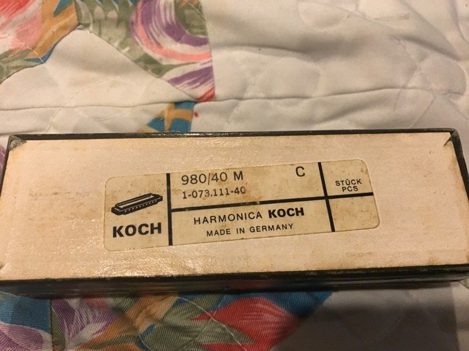 Vintage Koch Chromatic Harmonica Key Of C Complete In Box - Made In ...