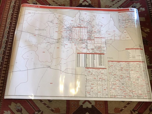 Maricopa County Zip Code Map - Map