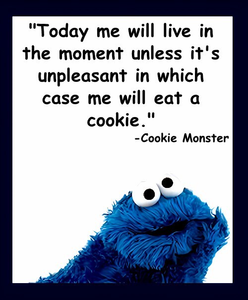 Cookie Monster Quote Sesamstraße The Cookie Monster' Männer T Shirt