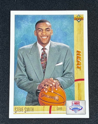 1992 Upper Deck Steve Smith Rookie Basketball Card #4 Miami Heat RC | eBay