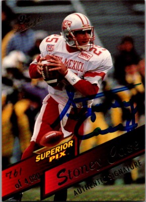 1995 95 Draft Superior Pix Authentic Signature Auto Stoney Case Rookie ...