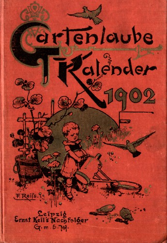 Kalender. - Gartenlaube-Kalender für das Jahr 1902. Fritz Bergen, Fritz ...