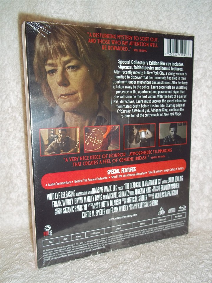 The Dead Girl In Apartment 03 (Blu-ray, 2022) Laura Dooling Adrienne ...
