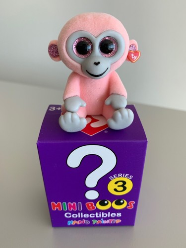 TY Beanie Boos Mini Boo Cherry The Monkey Series 3 Collectible Figure ...