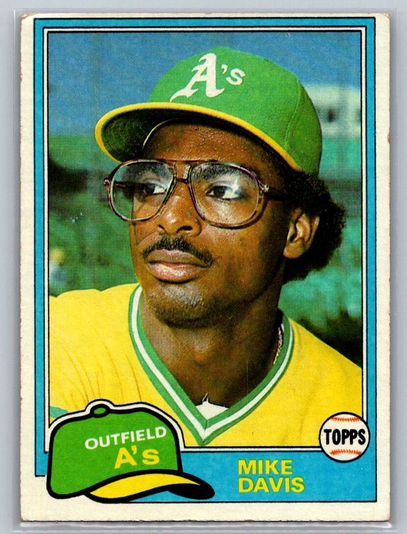 1981 Topps #364 Mike Davis - Oakland Athletics RC | eBay