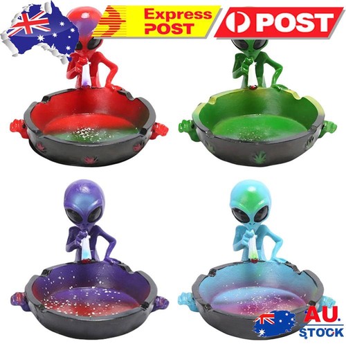 Alien Smoking Ashtray Cool Ashtrays Home Ashtray Tabletop Ashtray for ...