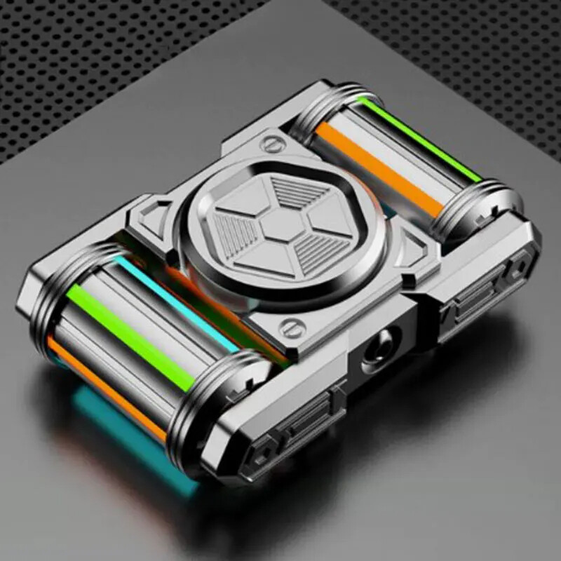 Luminous Tank Roller 101 Fidget Spinner EDC Metal Hand Spinner Adult ...