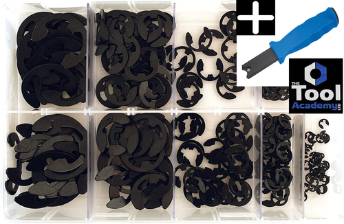 E+C Clip Tool for use with E Clip E9-E13 + C type clips + BOX OF 800 E ...