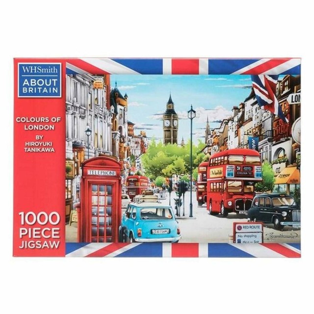 WHSmith About Britain The Colours of London 1000 Piece Jigsaw Puzzle 68 ...