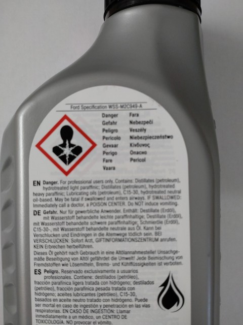 Genuine Ford Oil - Transmission - 2537407 for sale online | eBay